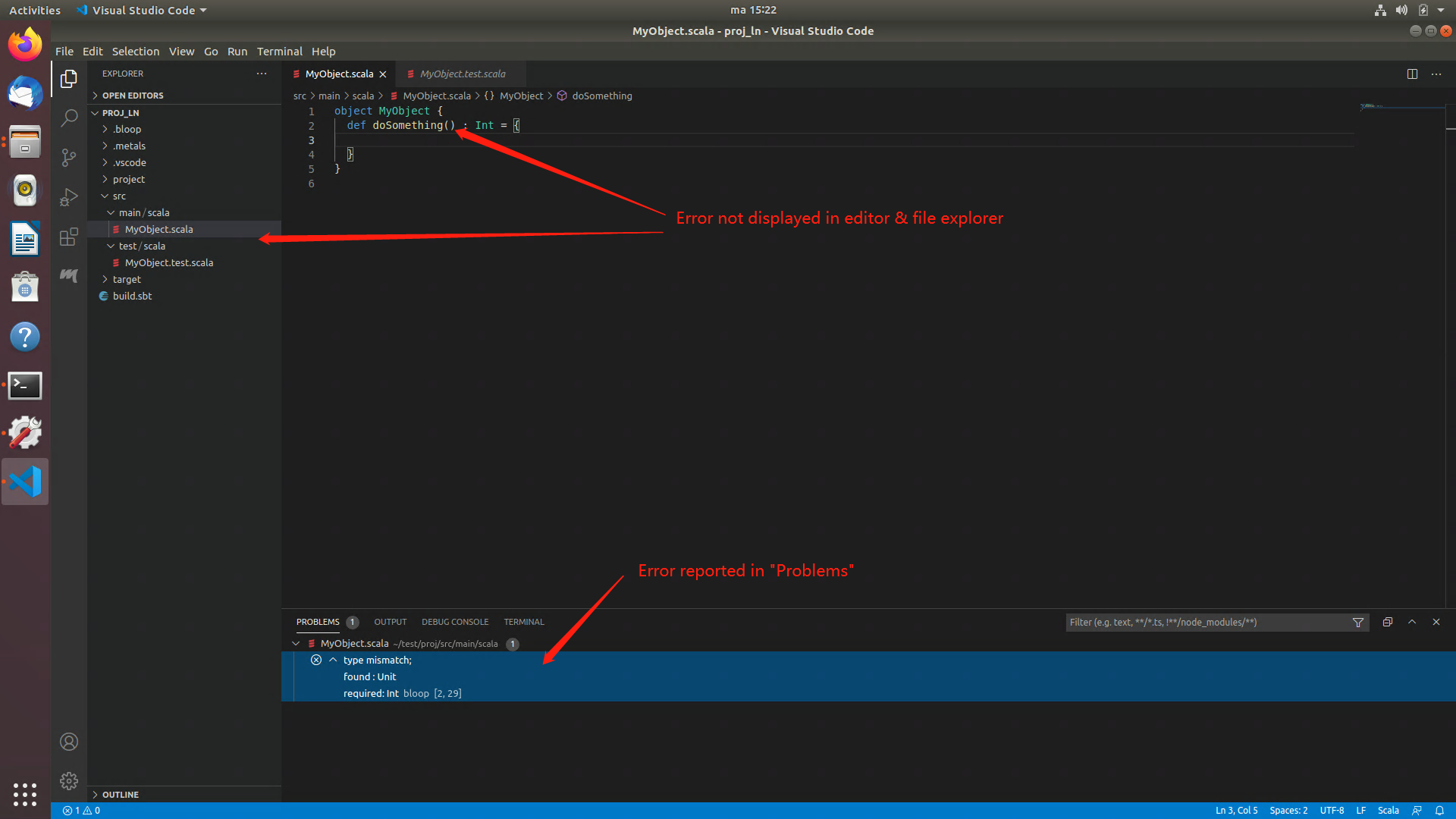 Compilation Errors Do Not Display In Editors When Project Folder Is Symlink Ed In Ubuntu