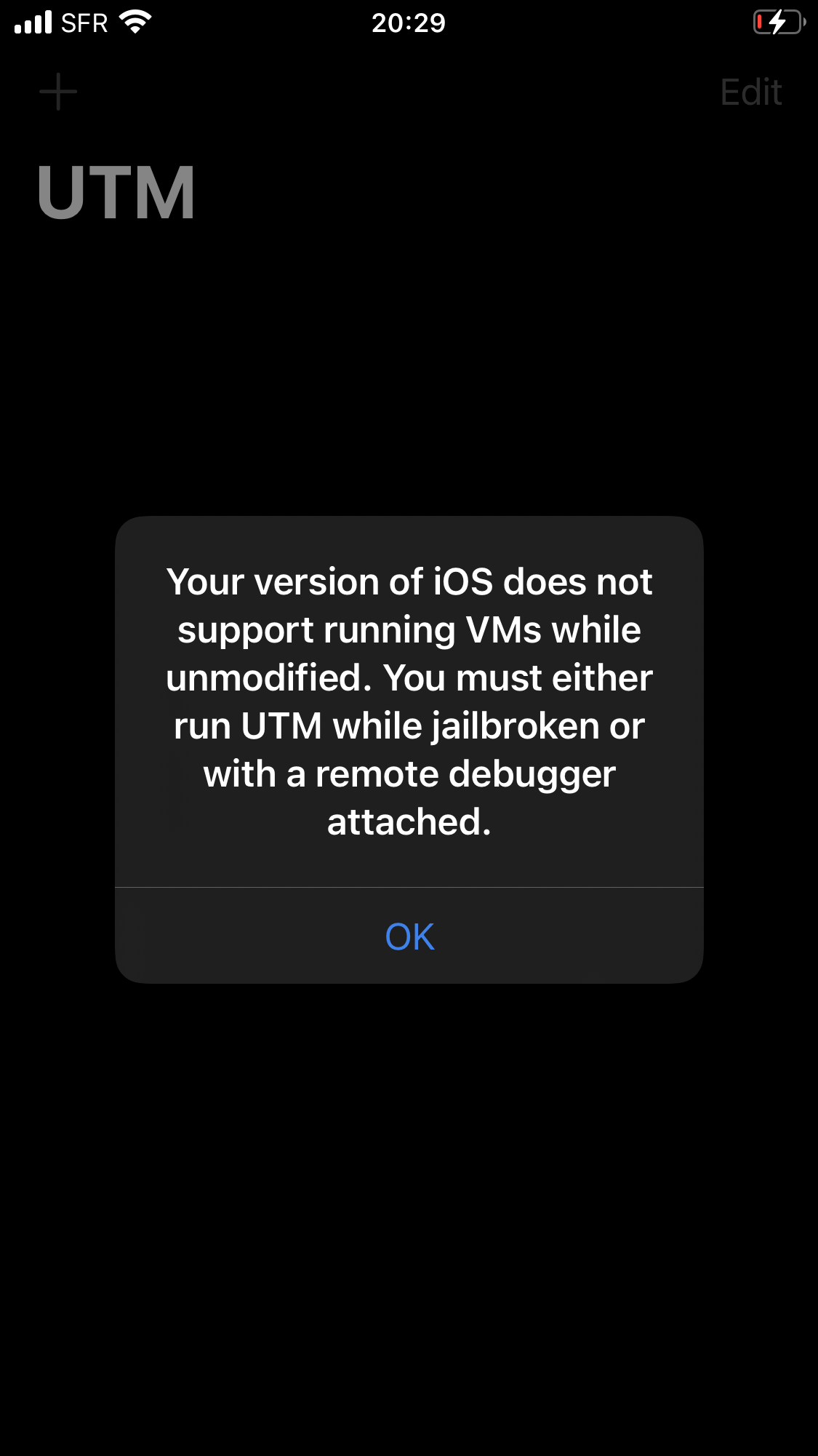 Bug · Issue #1225 · utmapp/UTM · GitHub