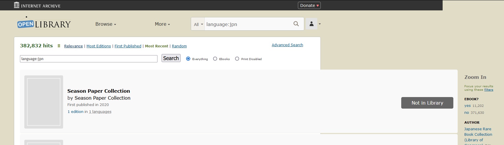 Book result box spans "indefinitely" · Issue #5810 · internetarchive/openlibrary · GitHub