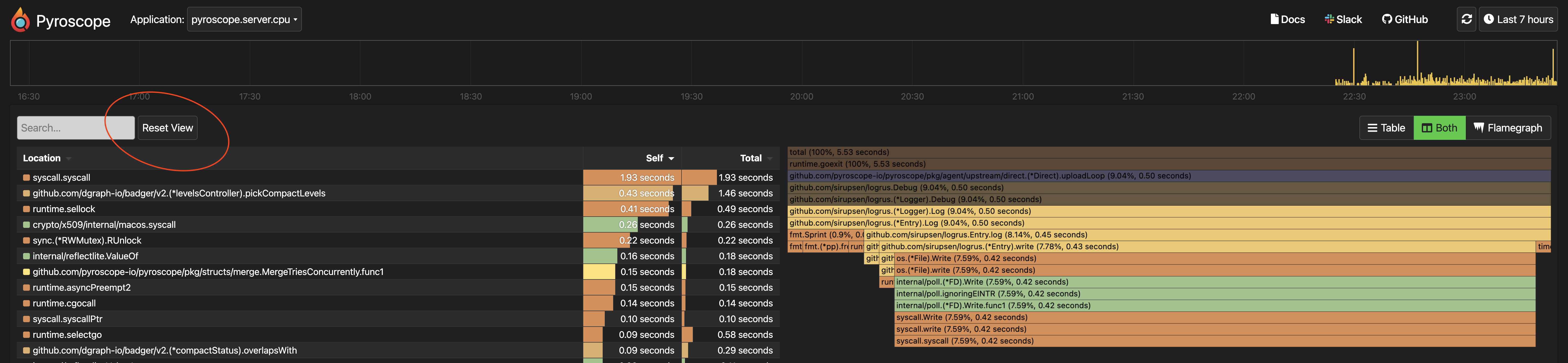 Add a Ability to Go back to previous Timerange · Issue #38 · grafana/pyroscope · GitHub