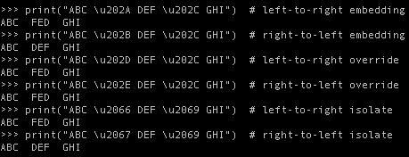 Bidi isolates are reversed · Issue #837 · mintty/mintty · GitHub