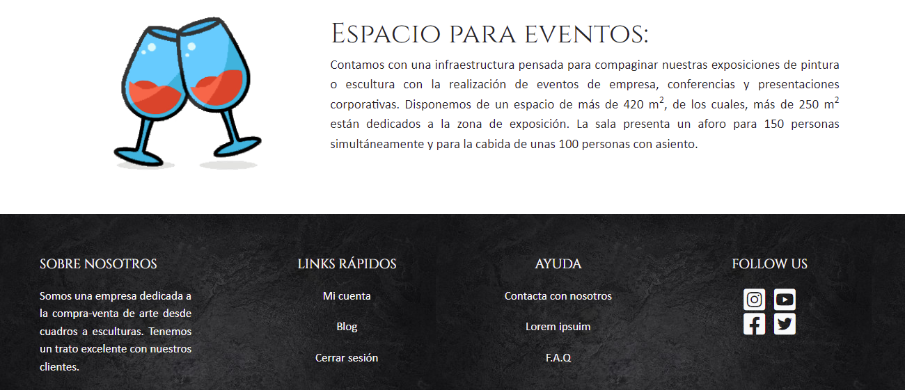 GitHub - kryzzraq/art-gallery: Web page made in HTML5 with Bootstrap ...