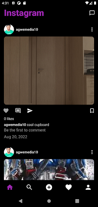 GitHub - AgweBryan/flutter_instagram_clone