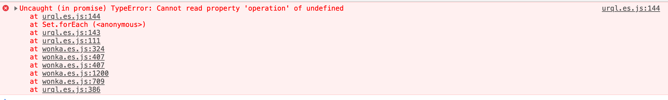 Cannot Read Property Operation Of Undefined In `aftermutation