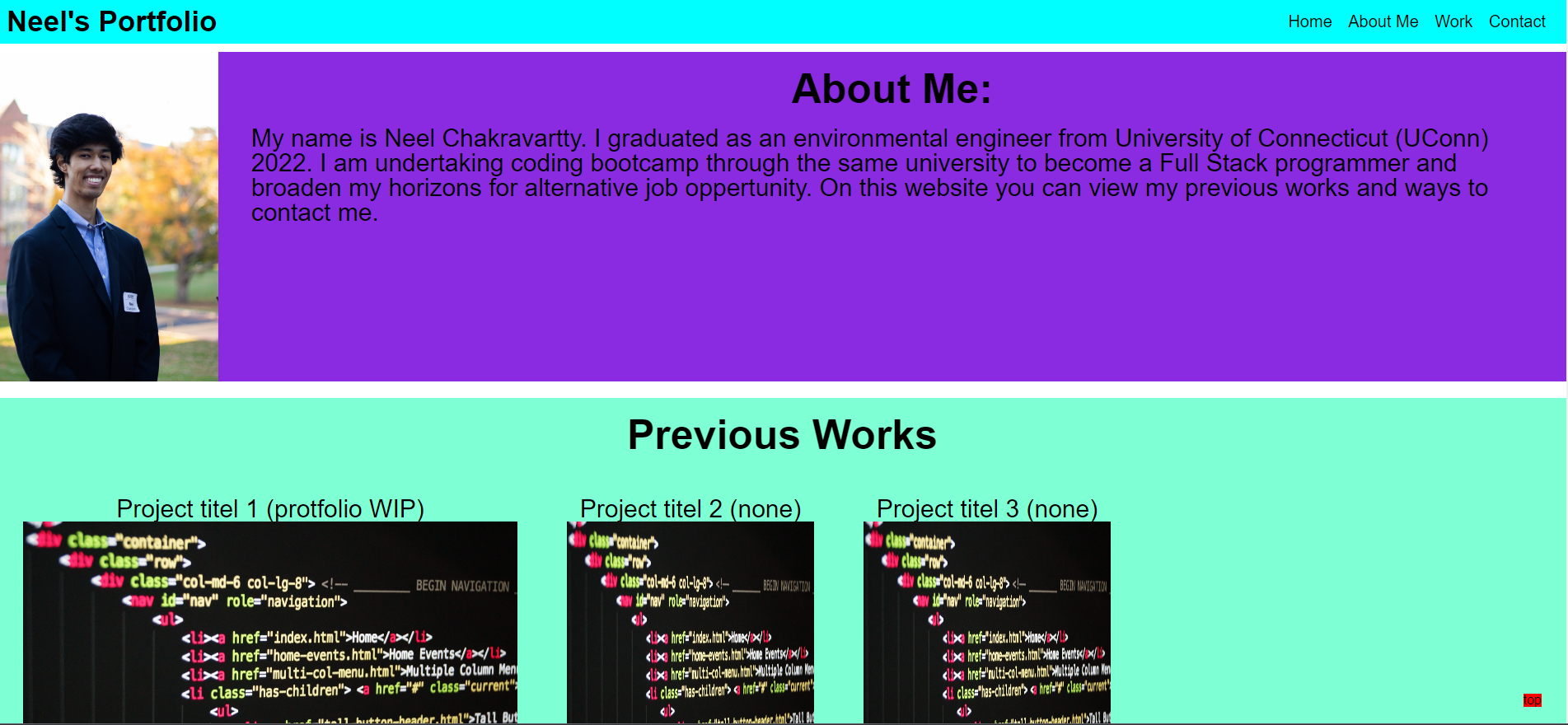 GitHub - NeelCheo/Portfolio_OLD: Repository for challenge 2 of the Uconn Coding Boot Camp
