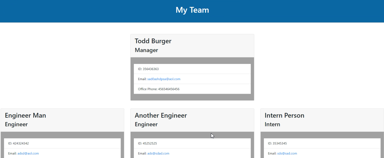 GitHub - arielle-elak/Team-Profile-Generator