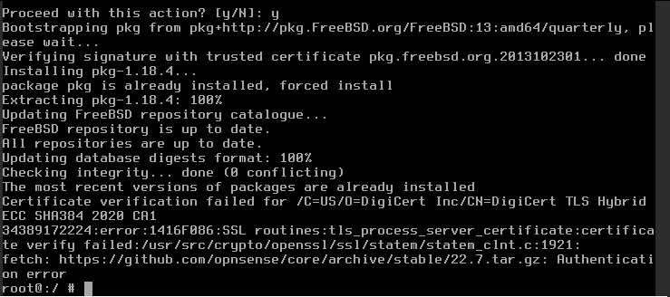 Upgrade failed, not booting anymore · Issue #6178 · opnsense/core · GitHub