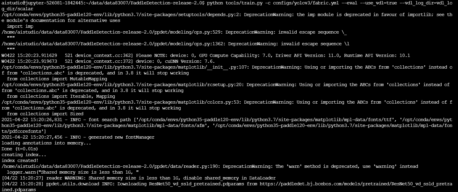新版本训练报错 · Issue #2735 · PaddlePaddle/PaddleDetection · GitHub
