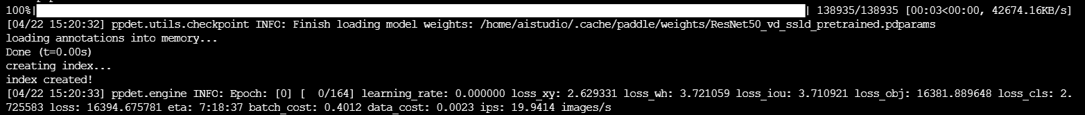 新版本训练报错 · Issue #2735 · PaddlePaddle/PaddleDetection · GitHub