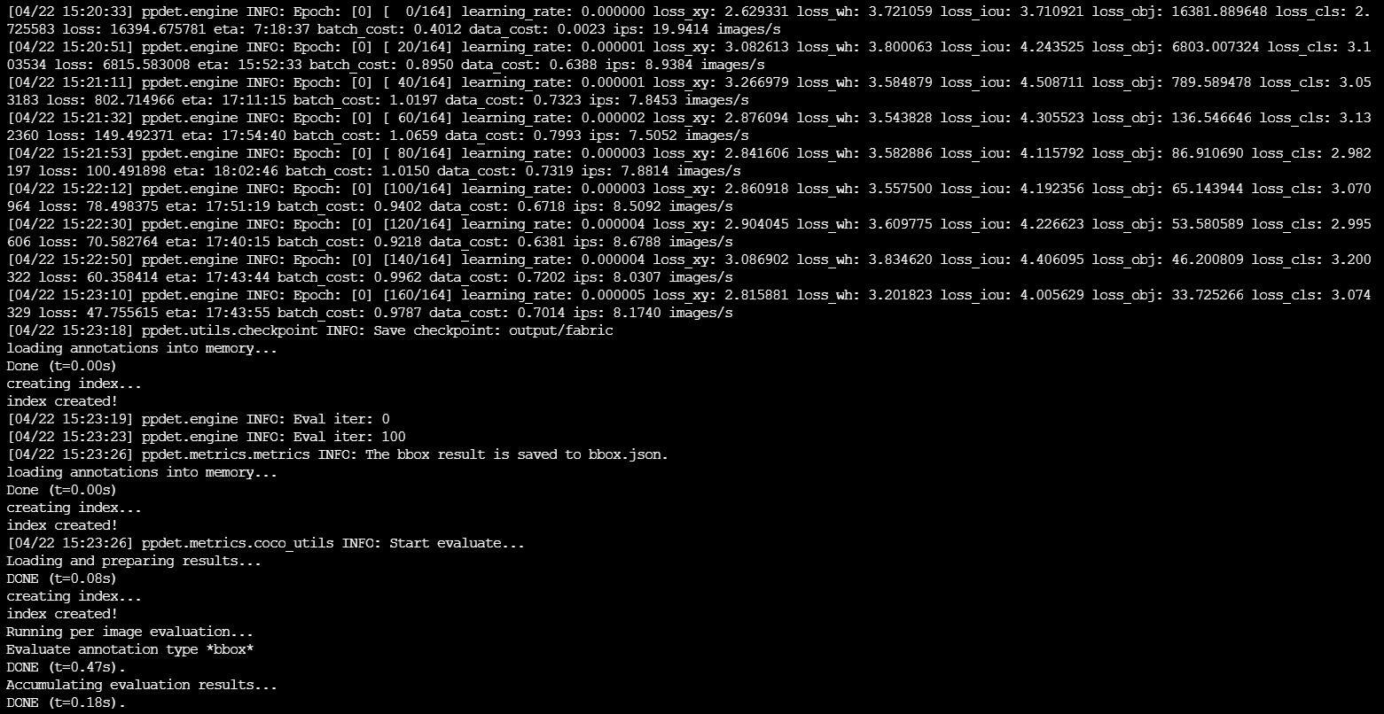 新版本训练报错 · Issue #2735 · PaddlePaddle/PaddleDetection · GitHub