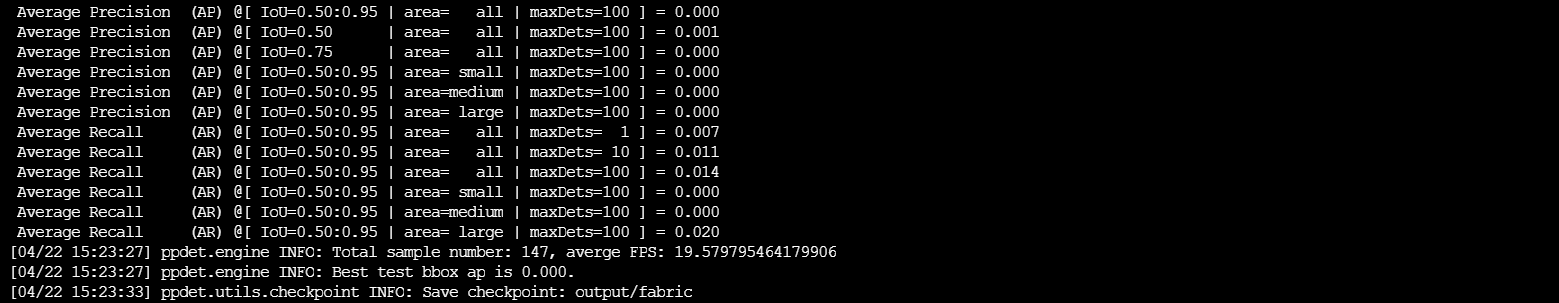 新版本训练报错 · Issue #2735 · PaddlePaddle/PaddleDetection · GitHub