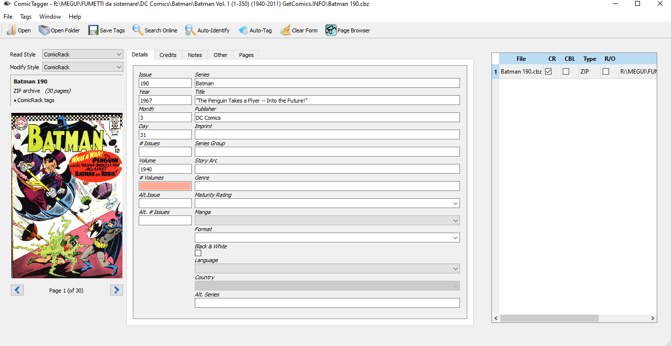 Comictagger crashing · Issue #262 · comictagger/comictagger · GitHub