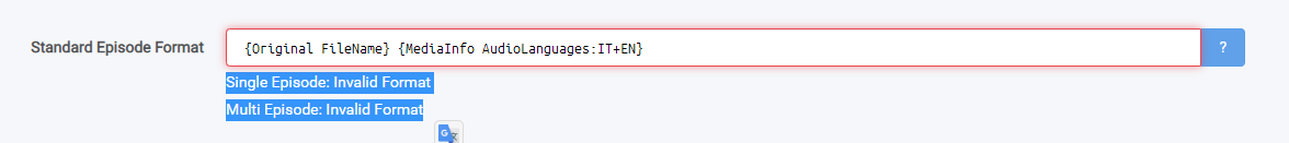 Naming pattern doesn't work anymore · Issue #5003 · Sonarr/Sonarr · GitHub
