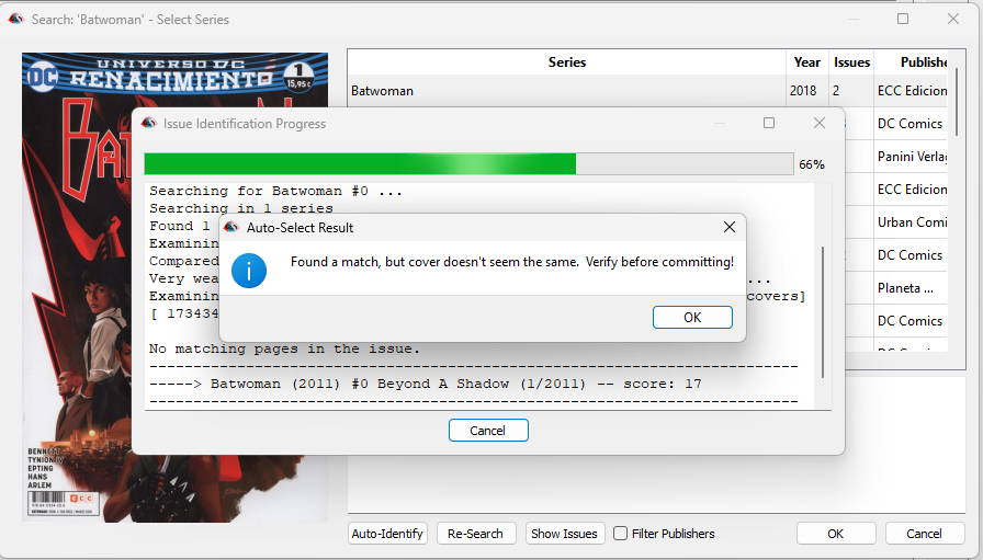 Autotag grab the wrong issue · Issue #448 · comictagger/comictagger · GitHub