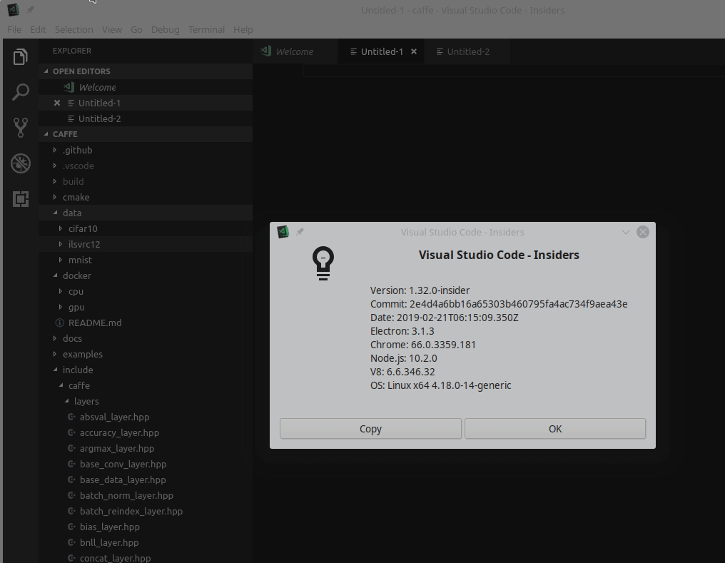 Linux Middle click in explorer's editor list pastes buffer content to ...