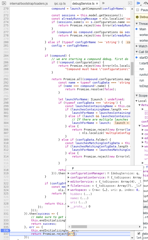 All debuggers don't start if any of them has problem while loading · Issue #68739 · microsoft ...