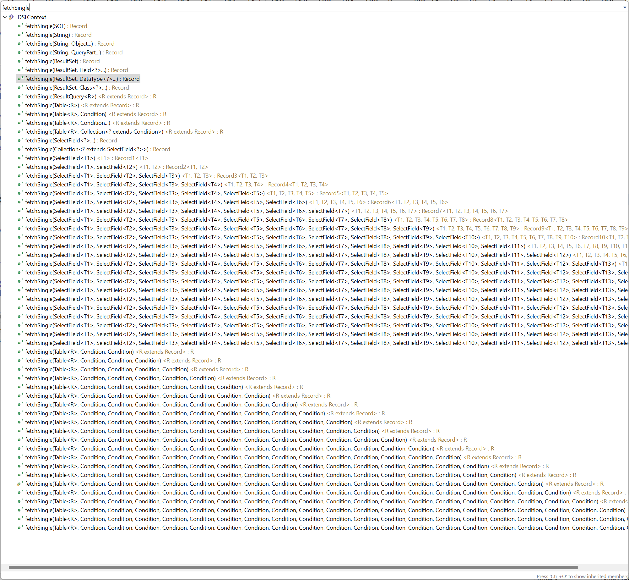 Regression Client Code No Longer Compiles When Calling Dslcontextfetchsingletable Condition 