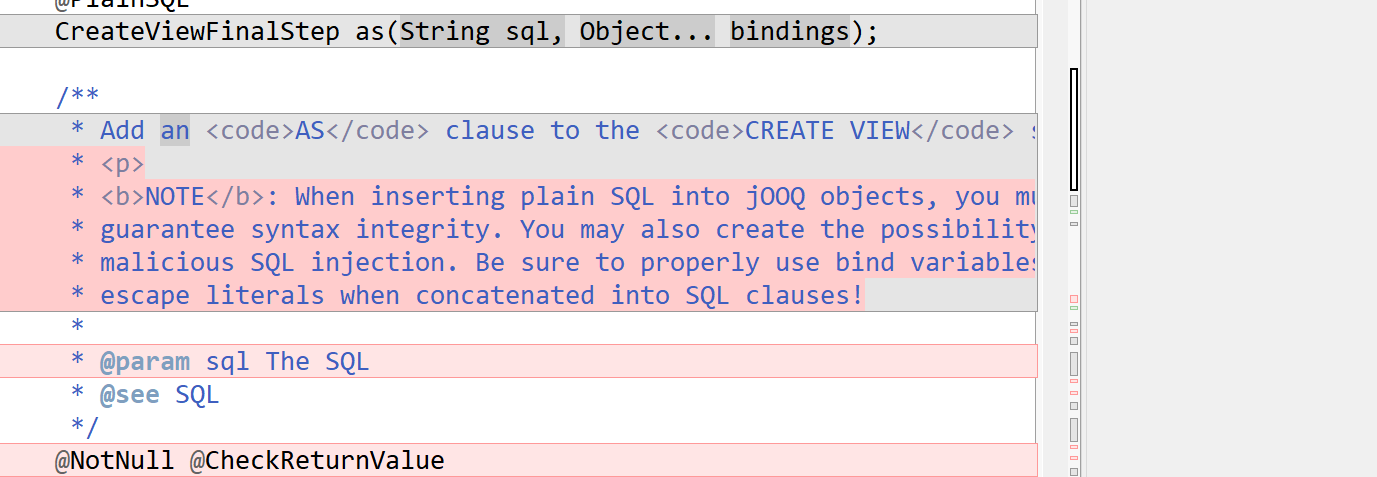 Plain Sql Javadoc Disclaimer Is Absent On Api Generator Generated Step Methods · Issue 15602