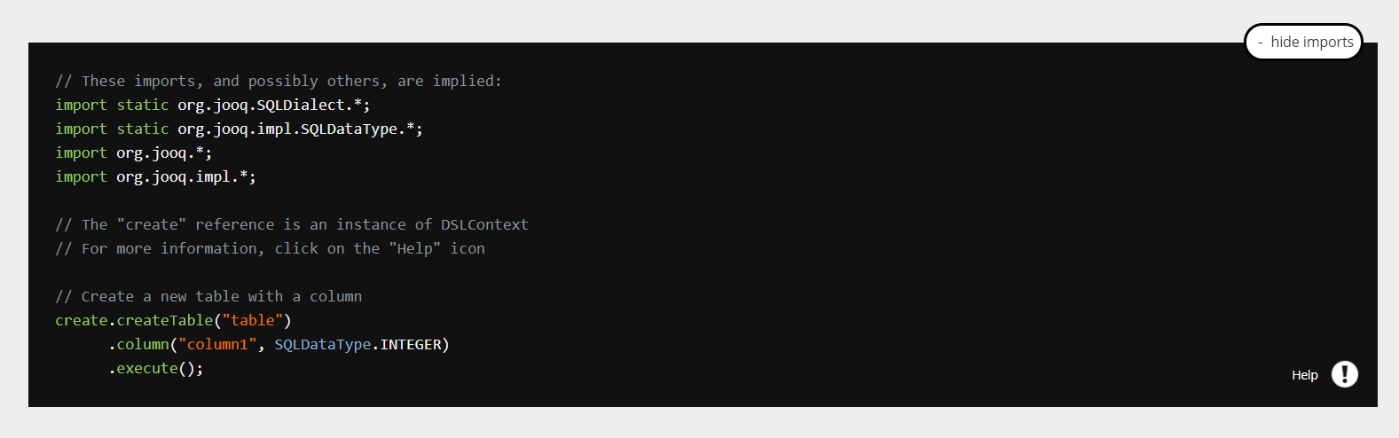 Static Import All Sqldatatype Types In The Manual · Issue 10625 · Jooqjooq · Github