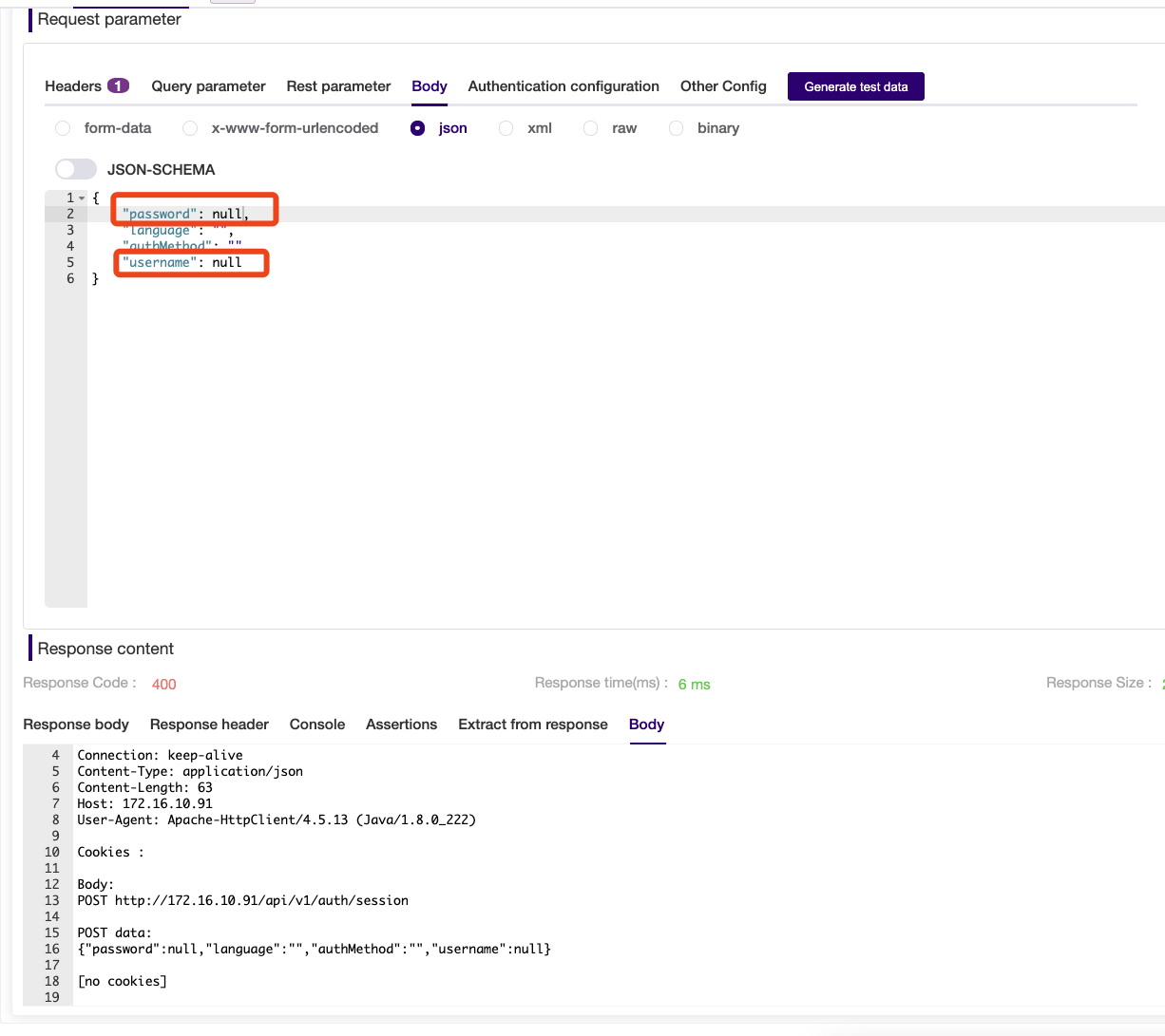 [BUG]json参数怎无法传空值。 · Issue #7658 · metersphere/metersphere · GitHub