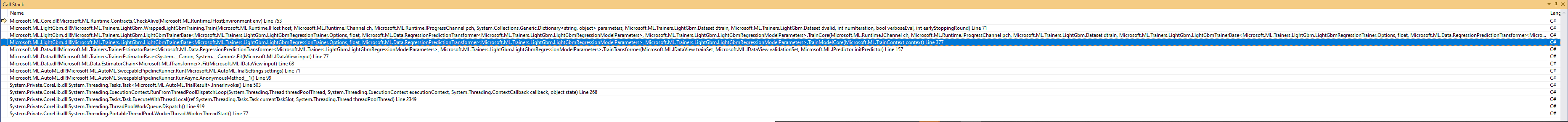 AutoML: 'System.OperationCanceledException' after upgrade to AutoML 0.20.1 · Issue #6706 ...