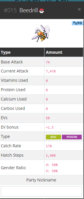 Suggestion Showing Atk Needed For Mega At The Pokemon Profile · Issue 4313 · Pokeclicker 