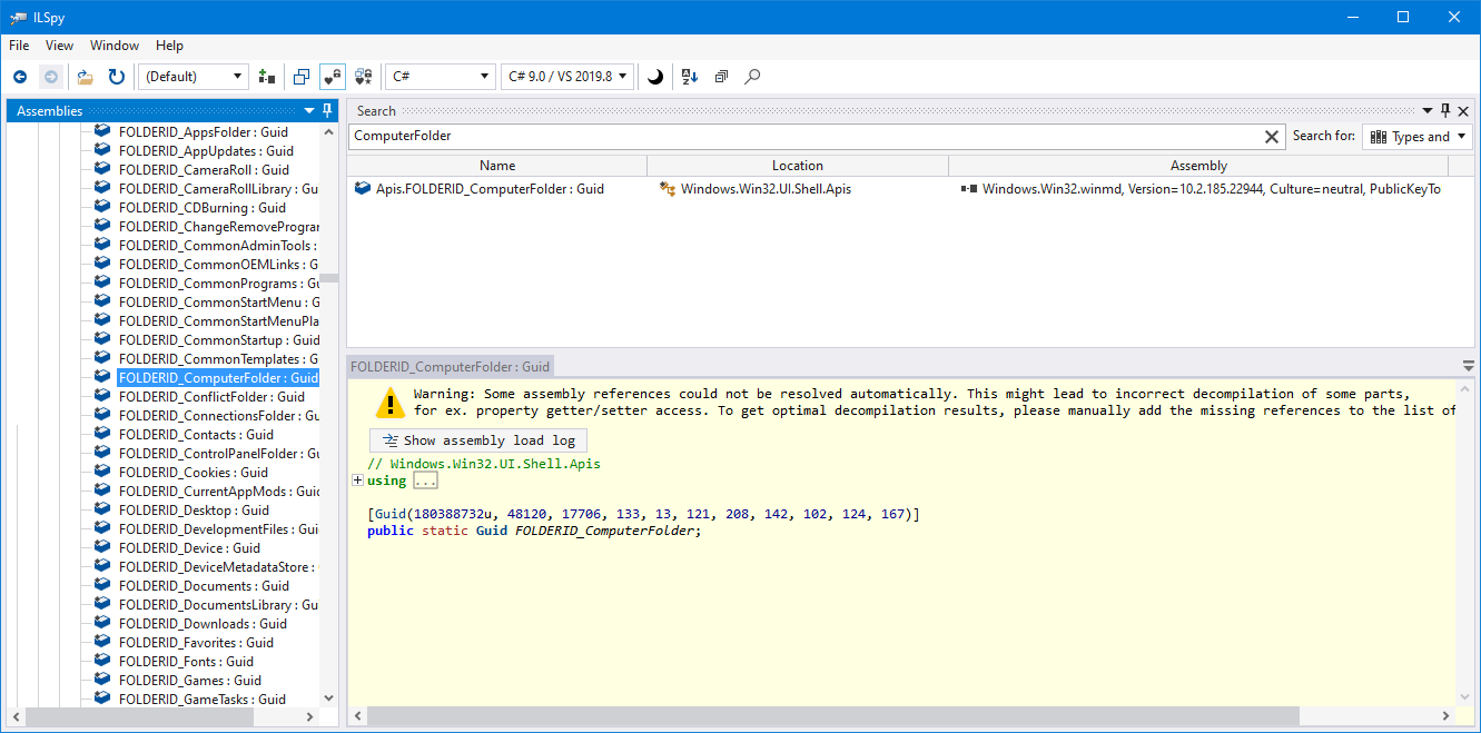 Missing constants of Win32Metadata.Shell-module · Issue #393 · microsoft/CsWin32 · GitHub