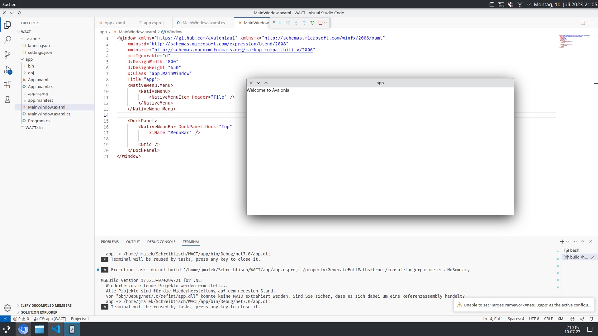 [11.0] NativeMenu not working on KDE Plasma Wayland · Issue #12132 · AvaloniaUI/Avalonia · GitHub