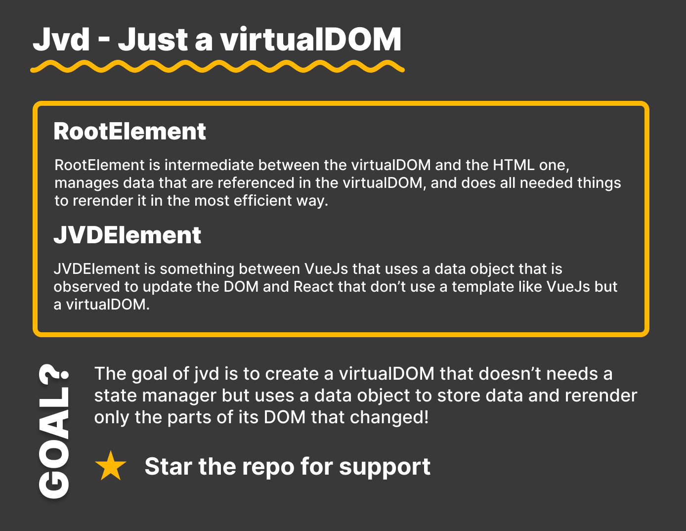GitHub - JSThreads/jvd: JavaScript virtual DOM