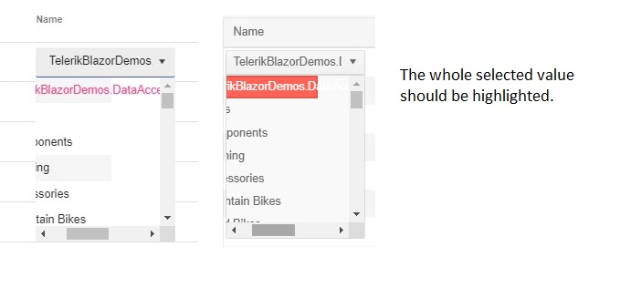 The selected DropDownList items aren't fully highlighted · Issue #2162 · telerik/kendo-themes ...
