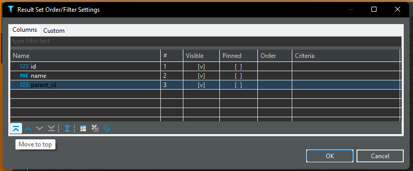 Move To Top Swaps Fields Instead Of Move And Shift Down · Issue