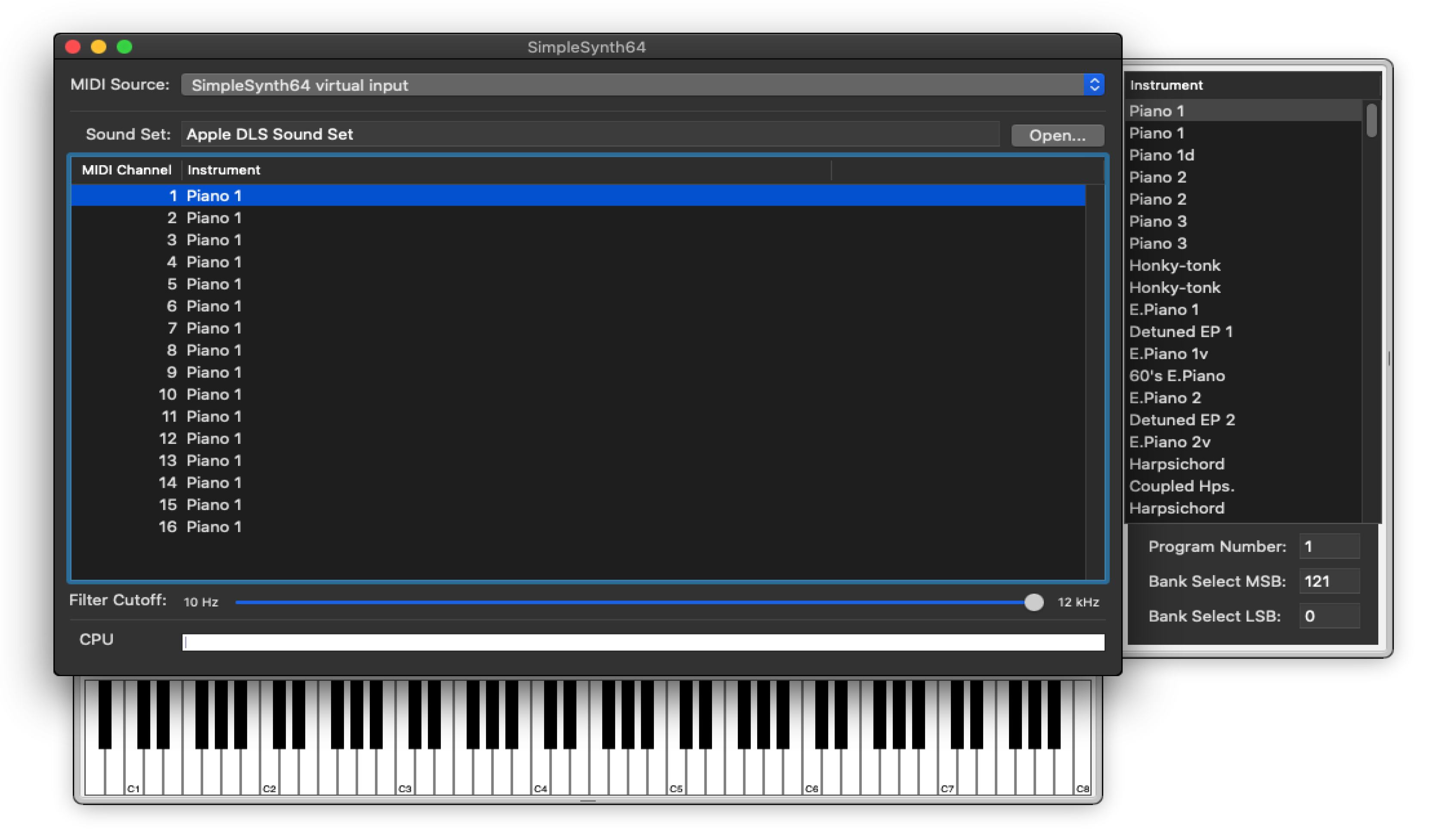 GitHub - lllucius/simplesynth64: Start SimpleSynth. Plug in a MIDI ...