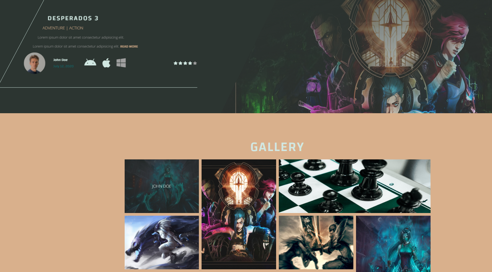 GitHub - saitcantunc/RITO-Game-Portal: Made with HTML-CSS-SCSS-JS
