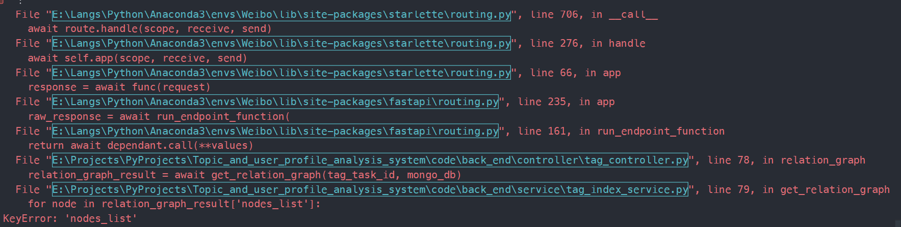 在用户爬取上出现问题 · Issue #5 · Wlz-Hit/Topic_and_user_profile_analysis_system · GitHub
