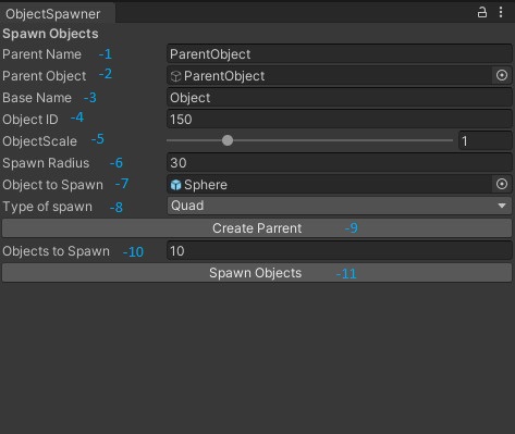GitHub - 2Kerfur/UnityObjectSpawner: Simple object spawner tool for unity