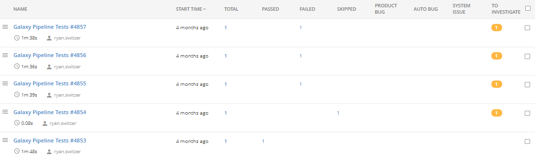 Launch stats missing in tabular view · Issue #1148 · reportportal/reportportal · GitHub