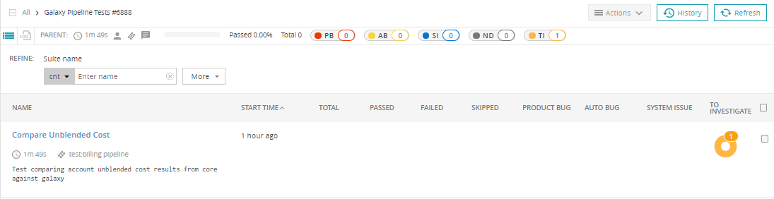 Launch stats missing in tabular view · Issue #1148 · reportportal ...