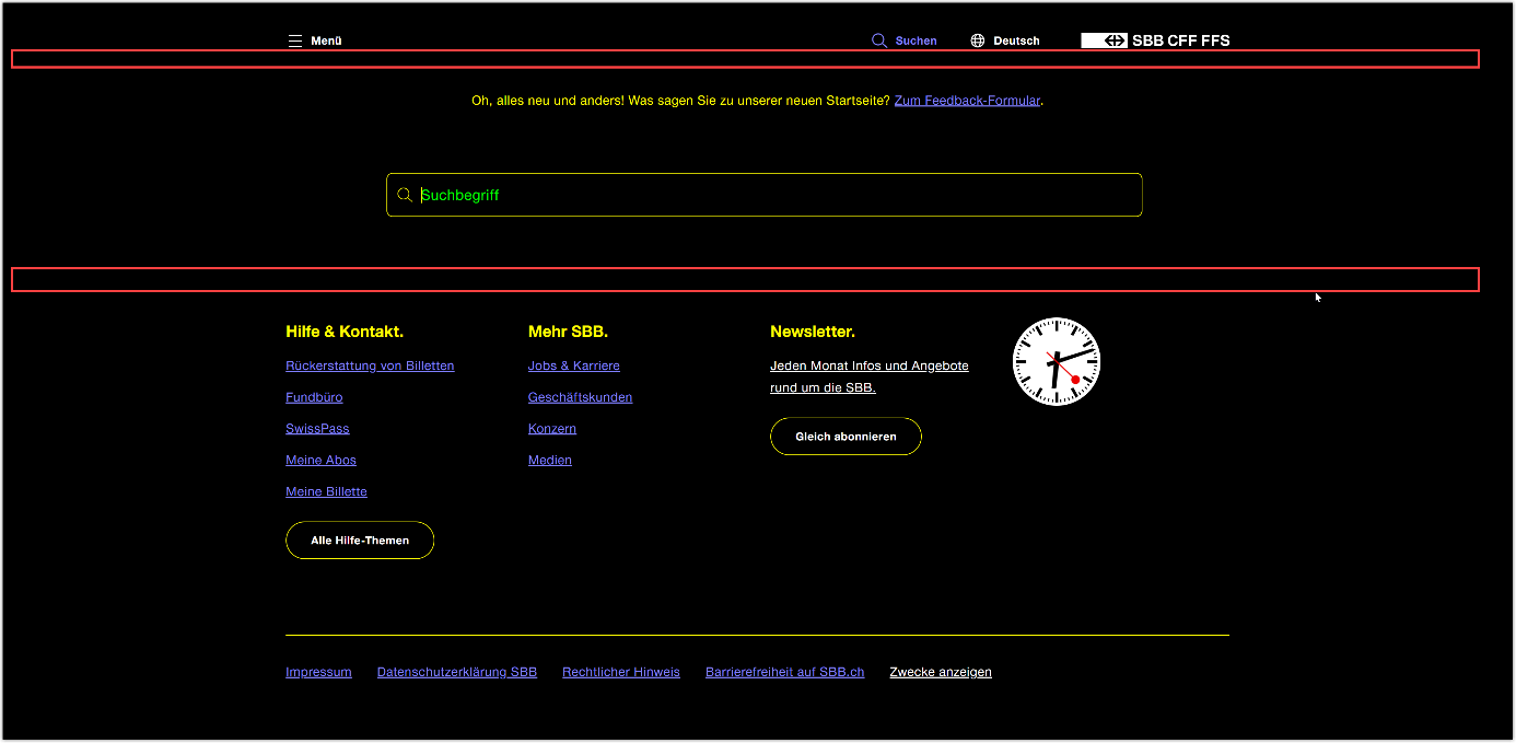 A11y Add Border For Header · Issue 1592 · Sbb Design Systemslyne Components · Github