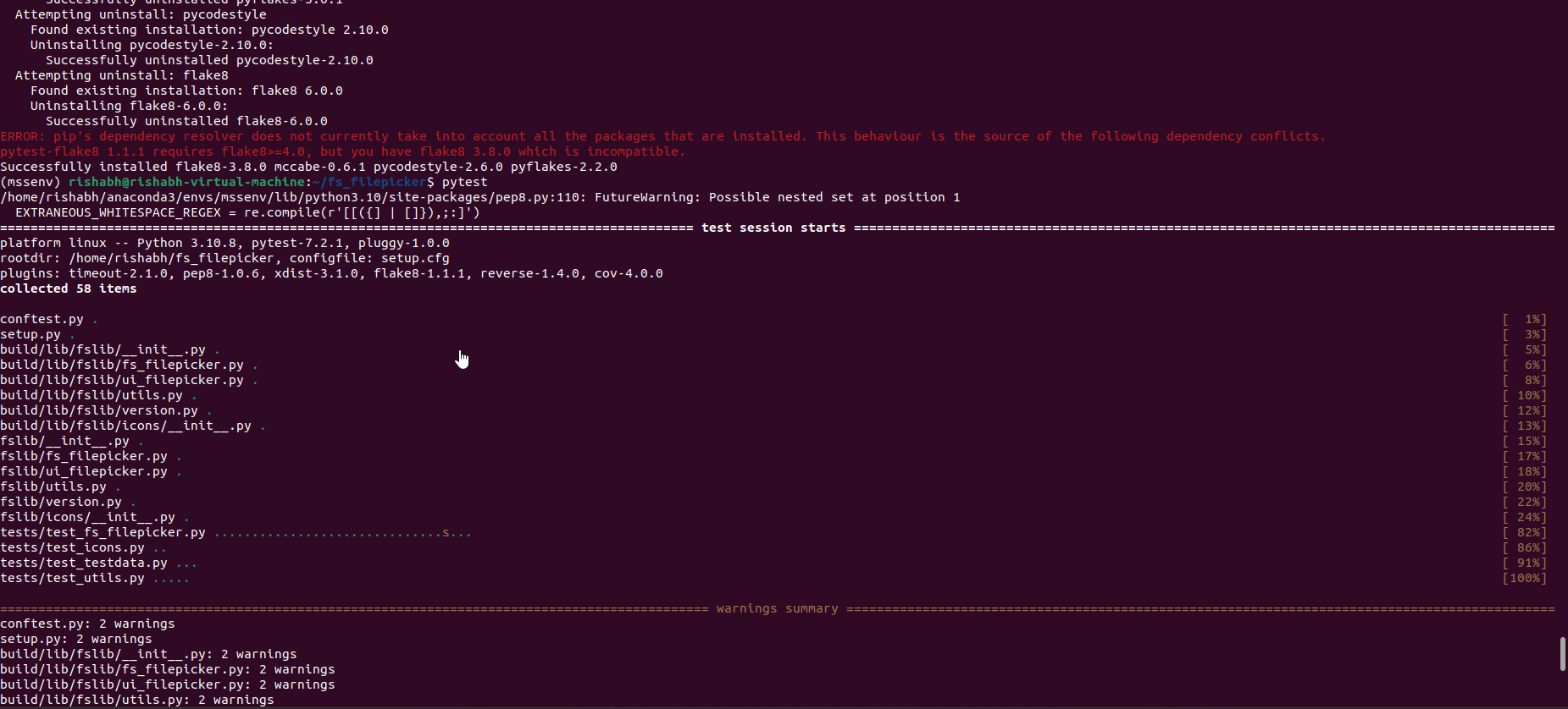 flake8 tests shows failures · Issue #21 · Open-MSS/fs_filepicker · GitHub