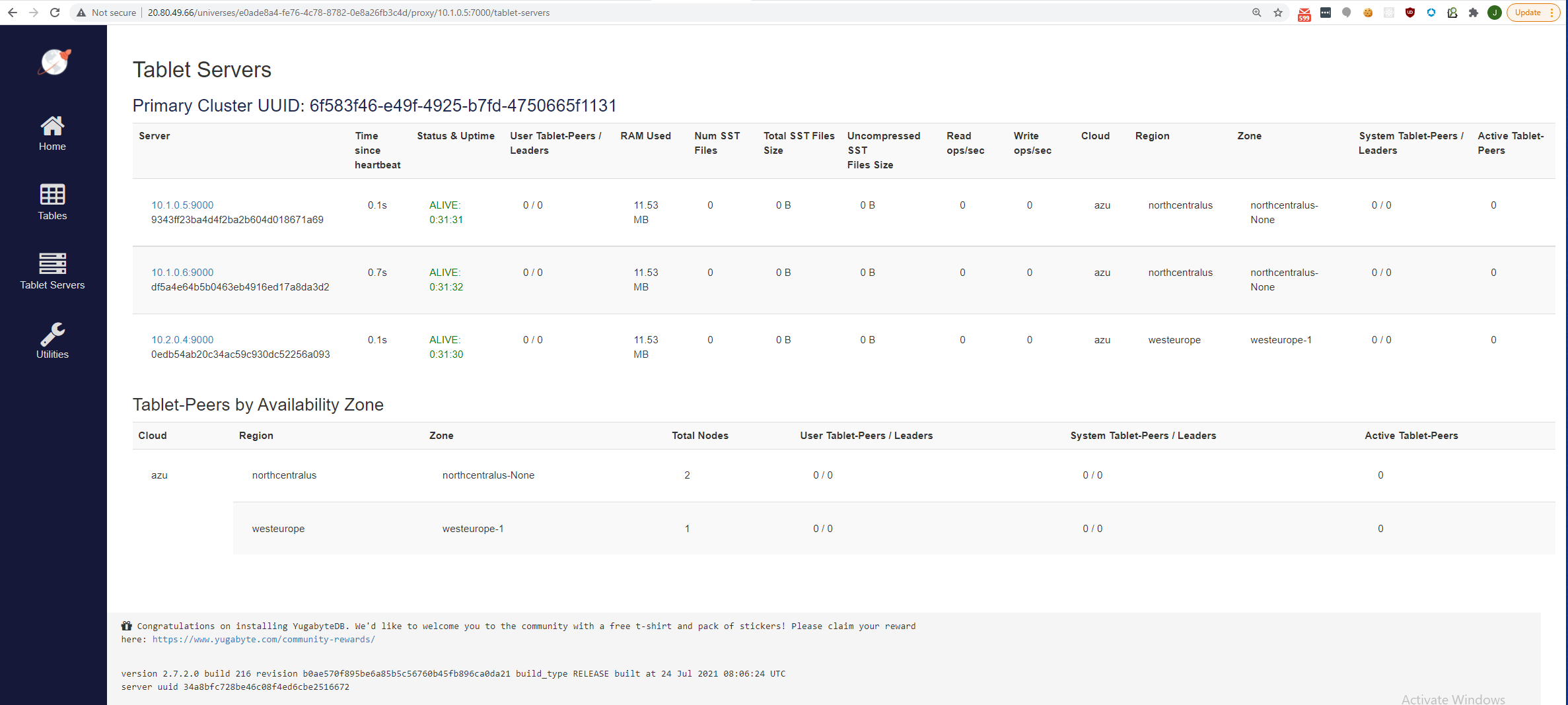 [Platform] "None" in zone field observed on tserver status page in platform · Issue #9635 ...