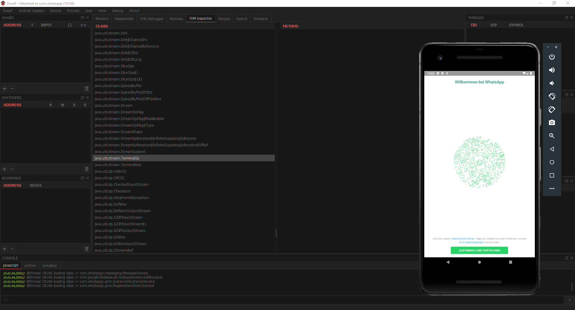 Failed to spawn or attach to processes · Issue #23 · iGio90/Dwarf · GitHub