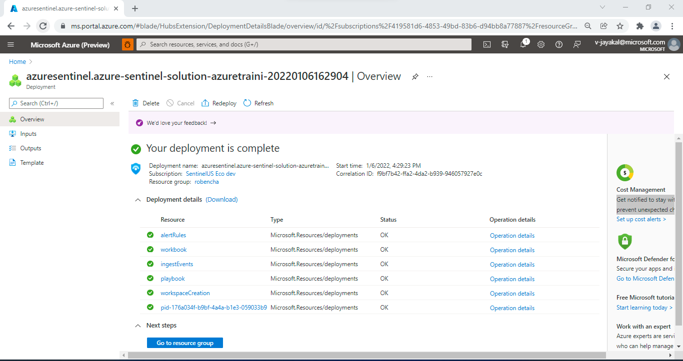 Azure Sentinel Lab (Preview) - Stuck at creating creating AS · Issue #3558 · Azure/Azure ...