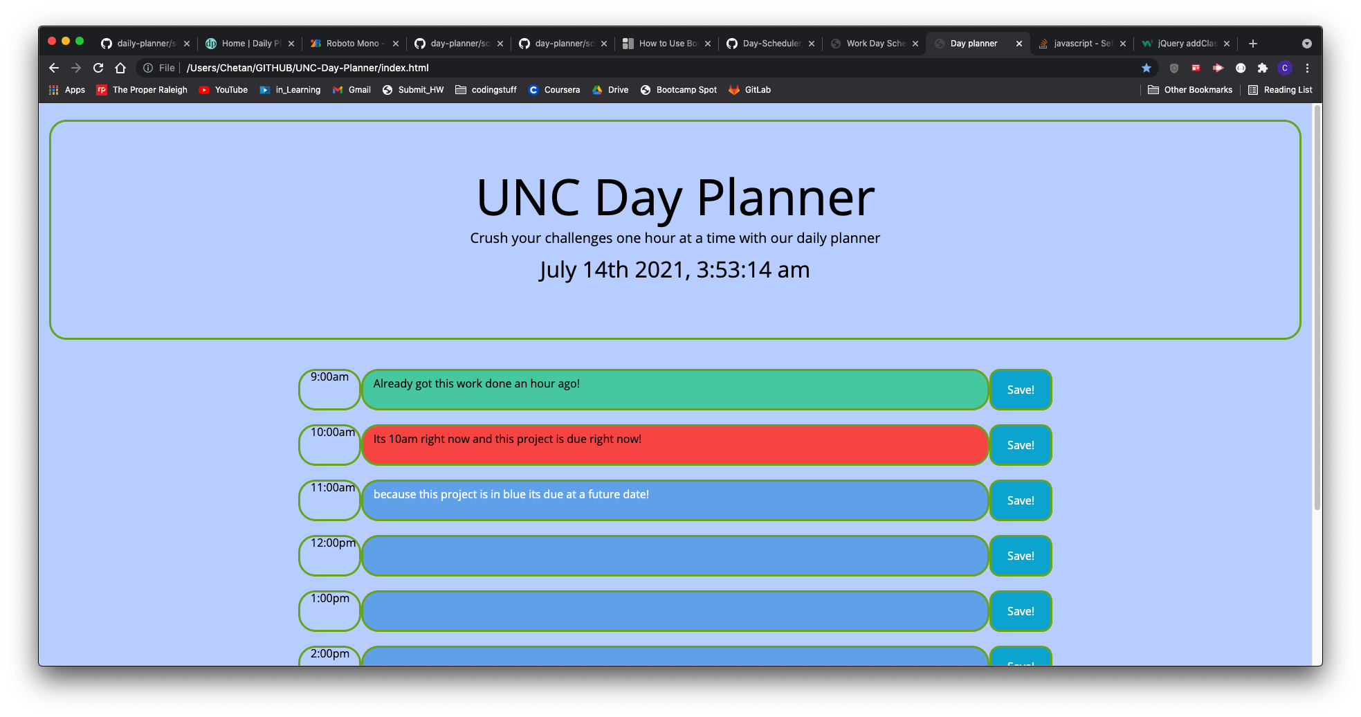 GitHub - CaptainQuickWit/UNC-Day-Planner: a simple calendar application ...