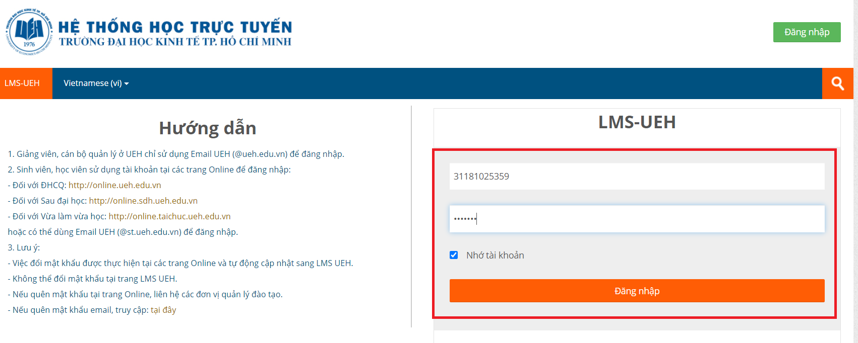 [nhóm#09] - lỗi giao diện - định dạng không đồng đều - ở trang https://lms.ueh.edu.vn/ · Issue ...