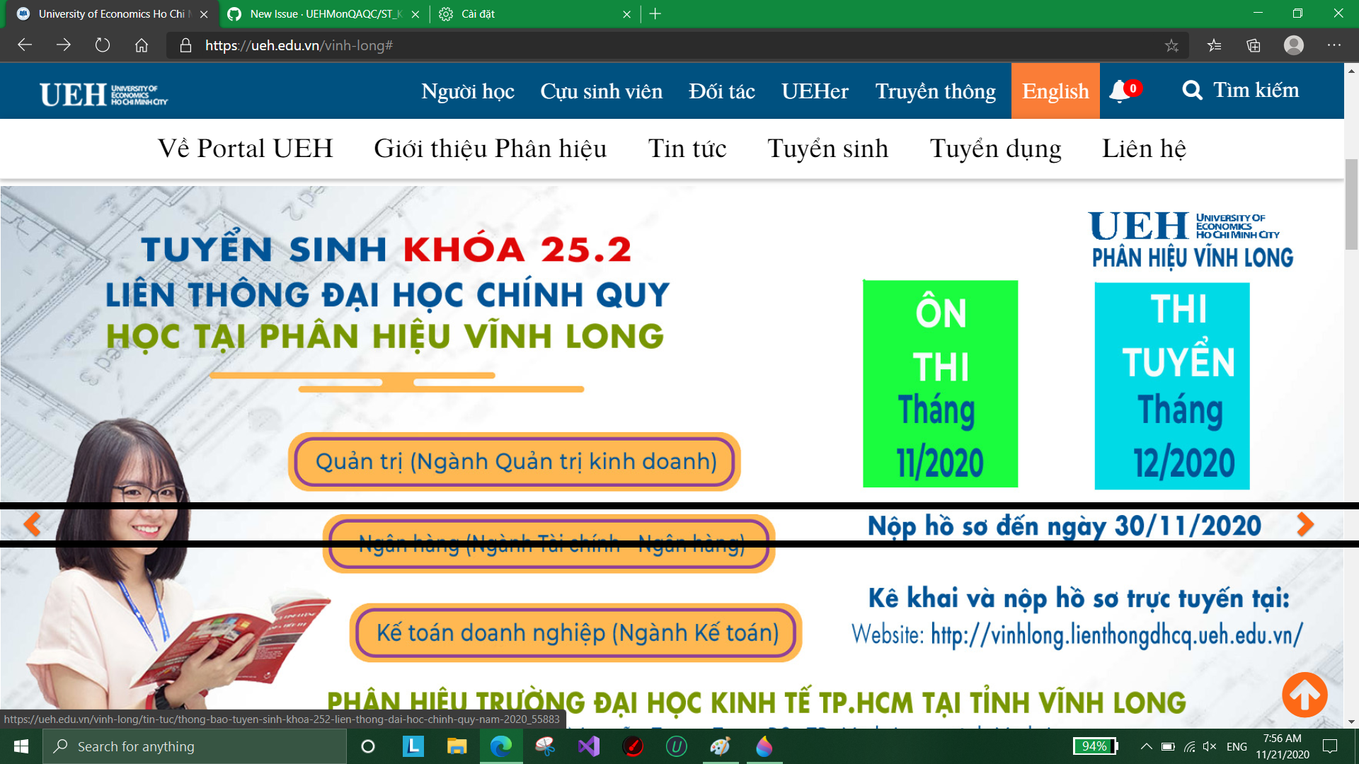 [Nhóm#04] Lỗi giao diện - Kích thước các ảnh trên slide không trùng khớp - https://ueh.edu.vn ...