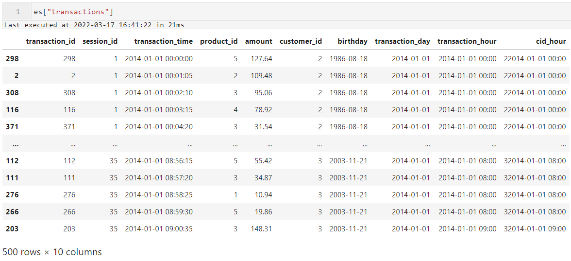 How Can I Generate Such A Feature Column1 Column2 · Issue 1968 · Alteryx Featuretools · Github