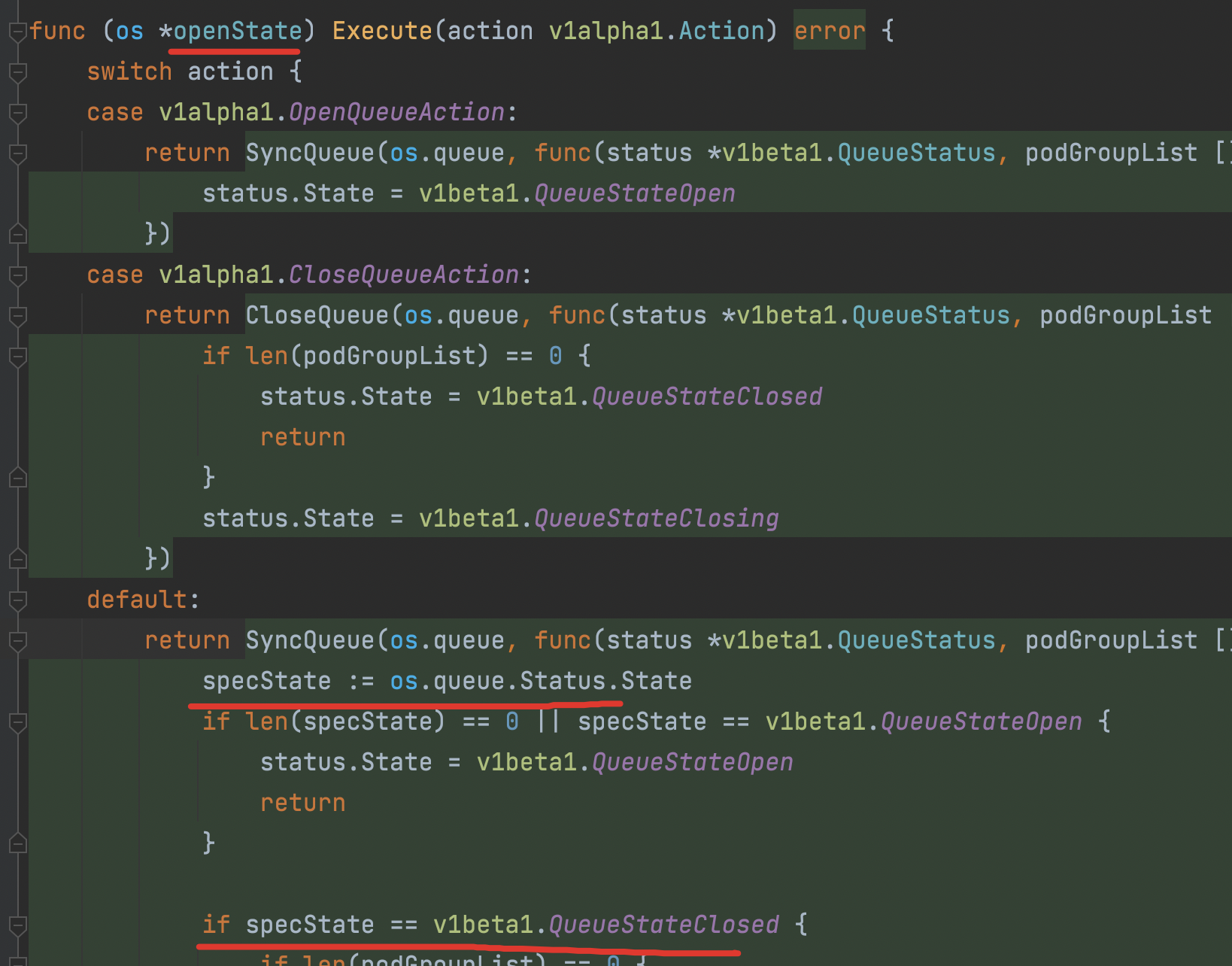 when queue in open state，why can get closed state · Issue #2991 · volcano-sh/volcano · GitHub