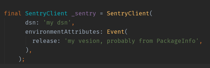 [Sentry] Missing release version · Issue #57106 · flutter/flutter · GitHub
