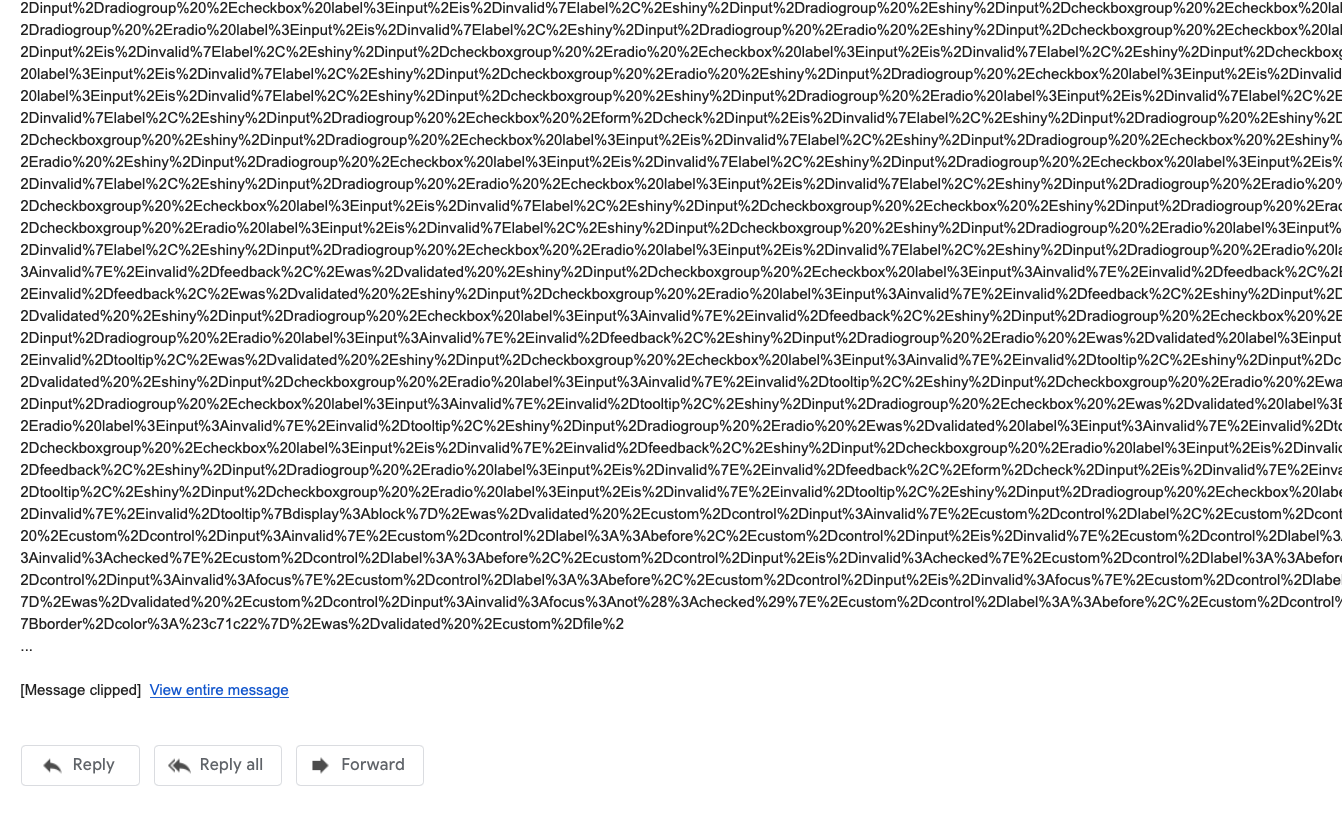 Prevent gmail clipped message? · Issue #256 · rstudio/blastula · GitHub