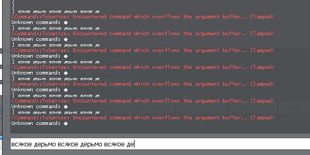 CCommand::Tokenize console spam by unknown player · Issue #5215 ...